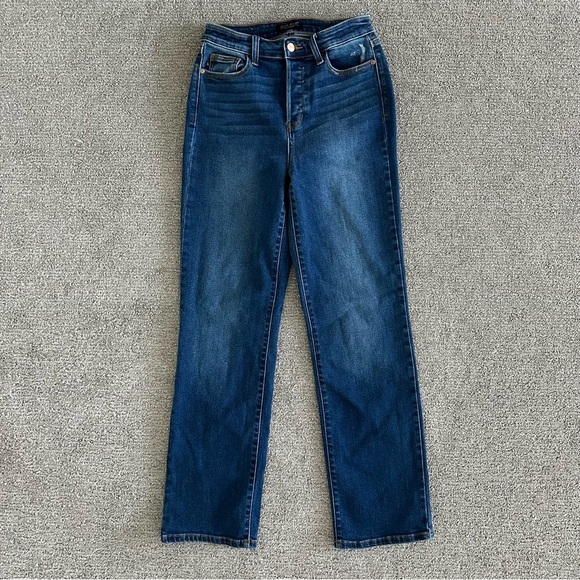 Judy Blue | Jeans | Judy Blue High Waist Hidden Buttonfly Dad Jeans ...